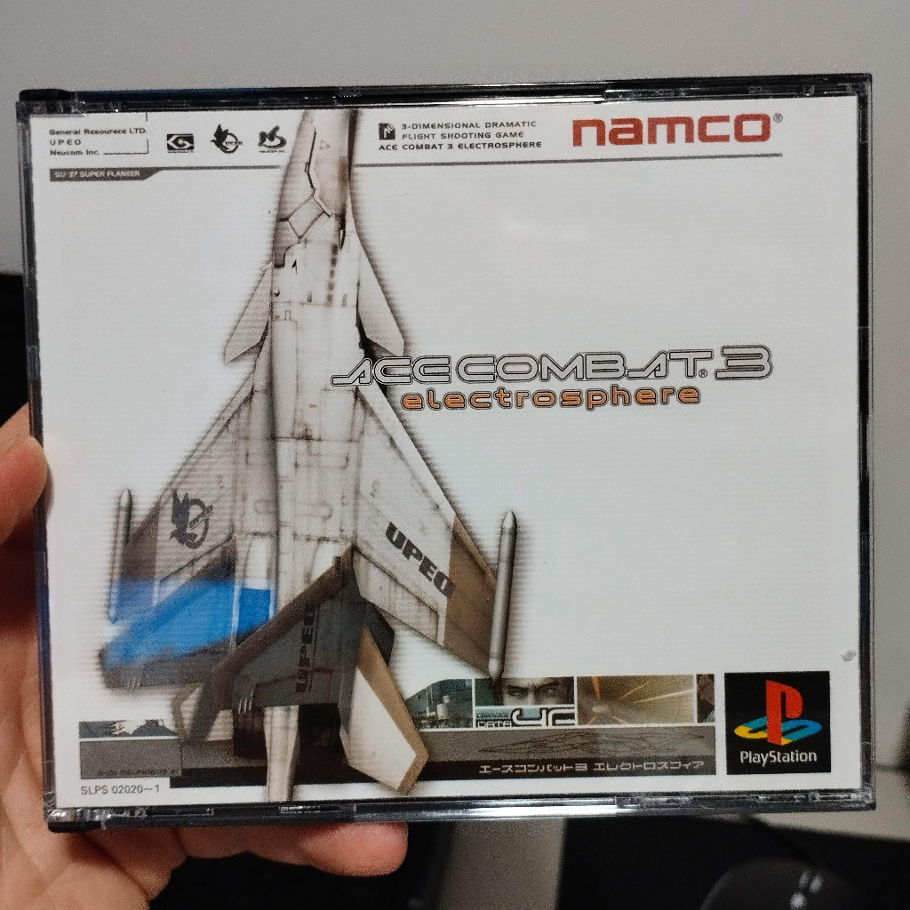PS1 - ACE COMBAT 3 ELECTROSPHERE PROJECT NEMO (EM INGLÊS) | Shopee Brasil