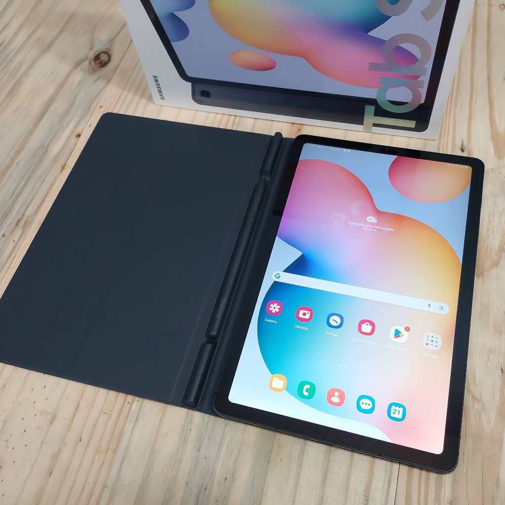 Tablet Samsung S6 Lite C/ S Pen e Capa Original - (usado excelente ...