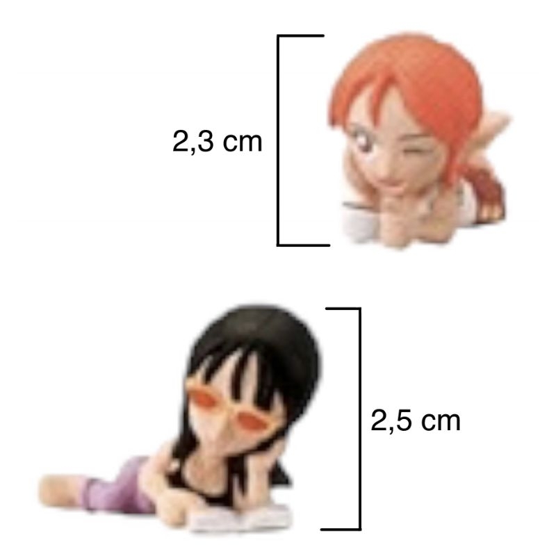 Mini Figure Robin e Nami - One Piece Figure Collection 3 - Davy Back ...