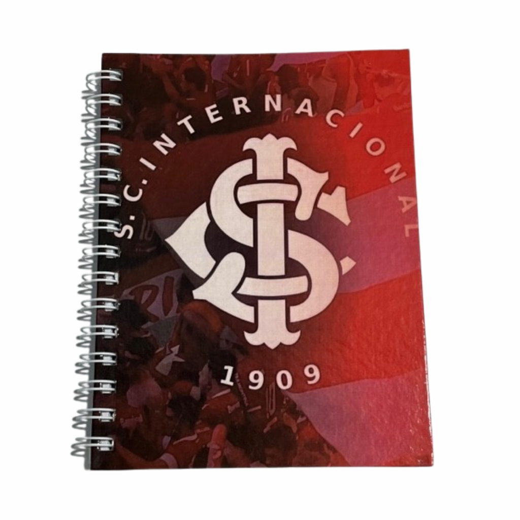 Caderno Capa Dura Time Internacional Inter Colorado 1 Matéria 96 Folhas ...