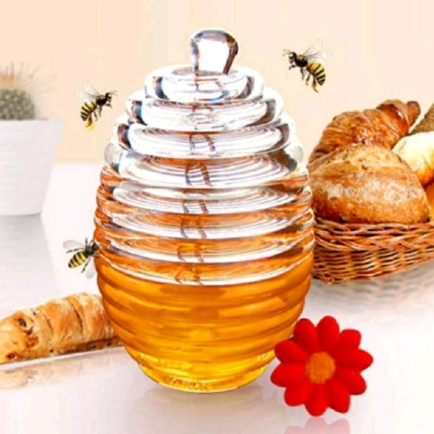 Pote para Mel / Meleiro Dosador / Meleiro Colmeia 250ml / Porta Mel ...