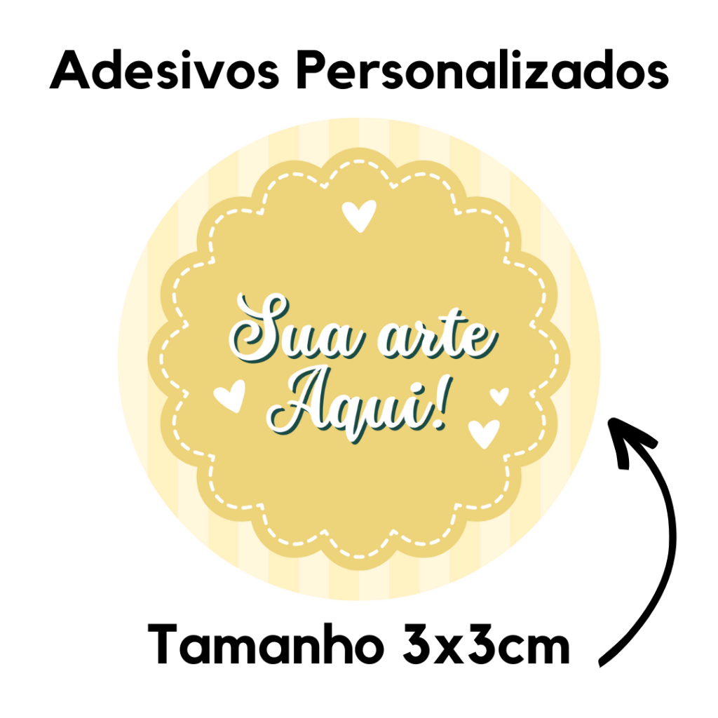 48 Adesivos Redondos Personalizados | Shopee Brasil
