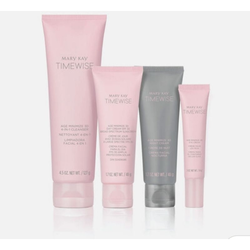 Kit Sistema Timewise 3D 4 itens Mary Kay | Shopee Brasil