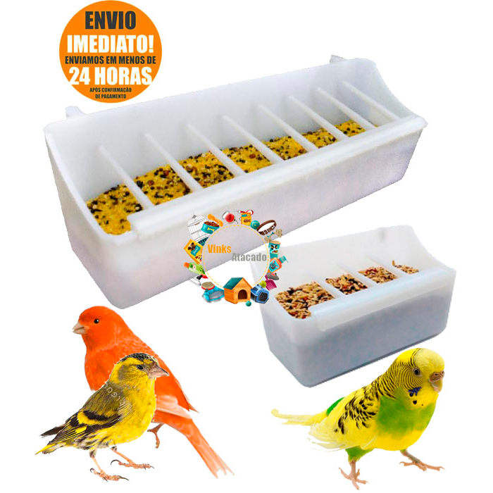 Comedouro Tipo Italiano 200ml e 400ml Alimentador Tratador - Excelente ...