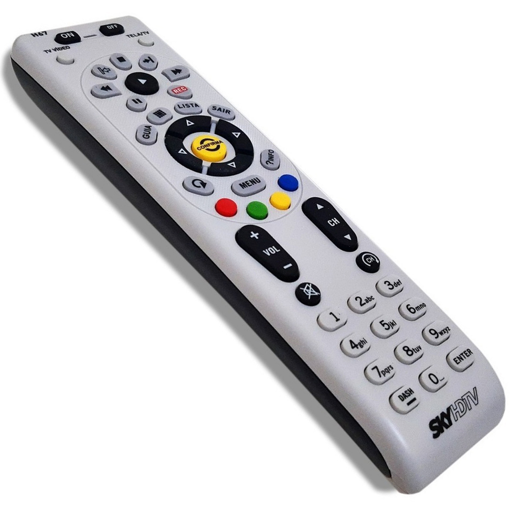 Controle Remoto Sky Hdtv Rc66l Hd Plus Com Chave Original | Shopee Brasil
