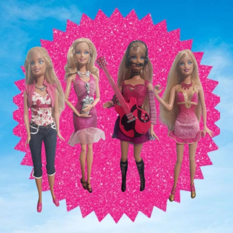 Bonecas Barbies variadas. Fashionista, rockeira, fada etc | Shopee Brasil