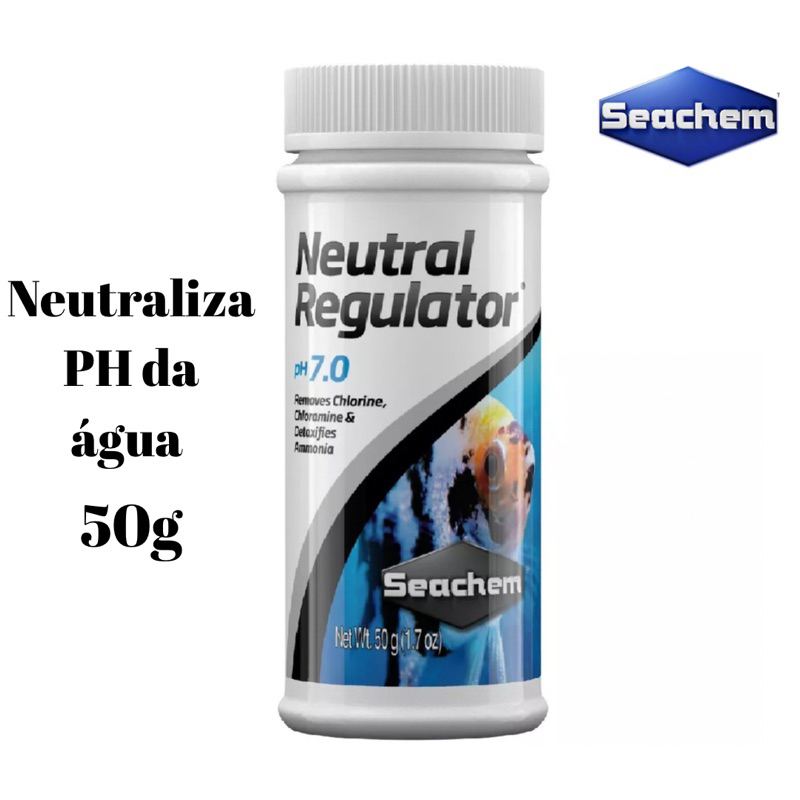 Neutral Regulator 50g - Seachem - Baixa o PH da água | Shopee Brasil