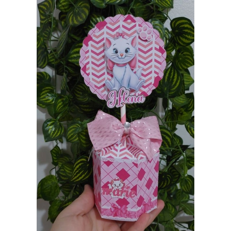 Centro de mesa Gatinha Marie | Shopee Brasil