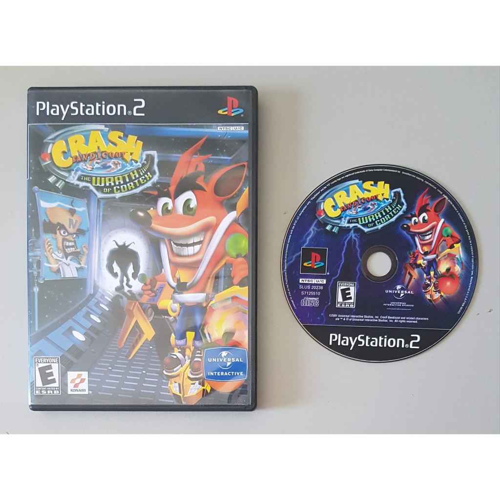 PS2 - Crash Bandicoot The Wrath of Cortex | Shopee Brasil