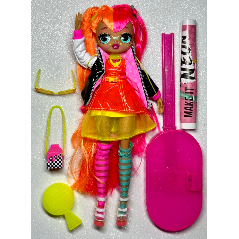Boneca Lol Surprise Omg Fierce Neonlicious! | Shopee Brasil