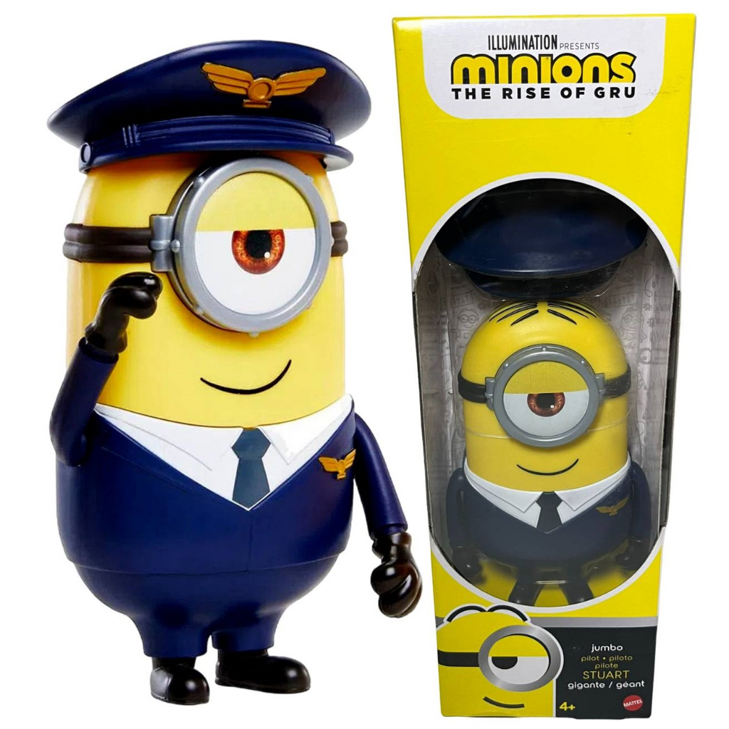 Boneco Minion Personagem Stuart Piloto Amarelo - Meu Malvado Favorito ...