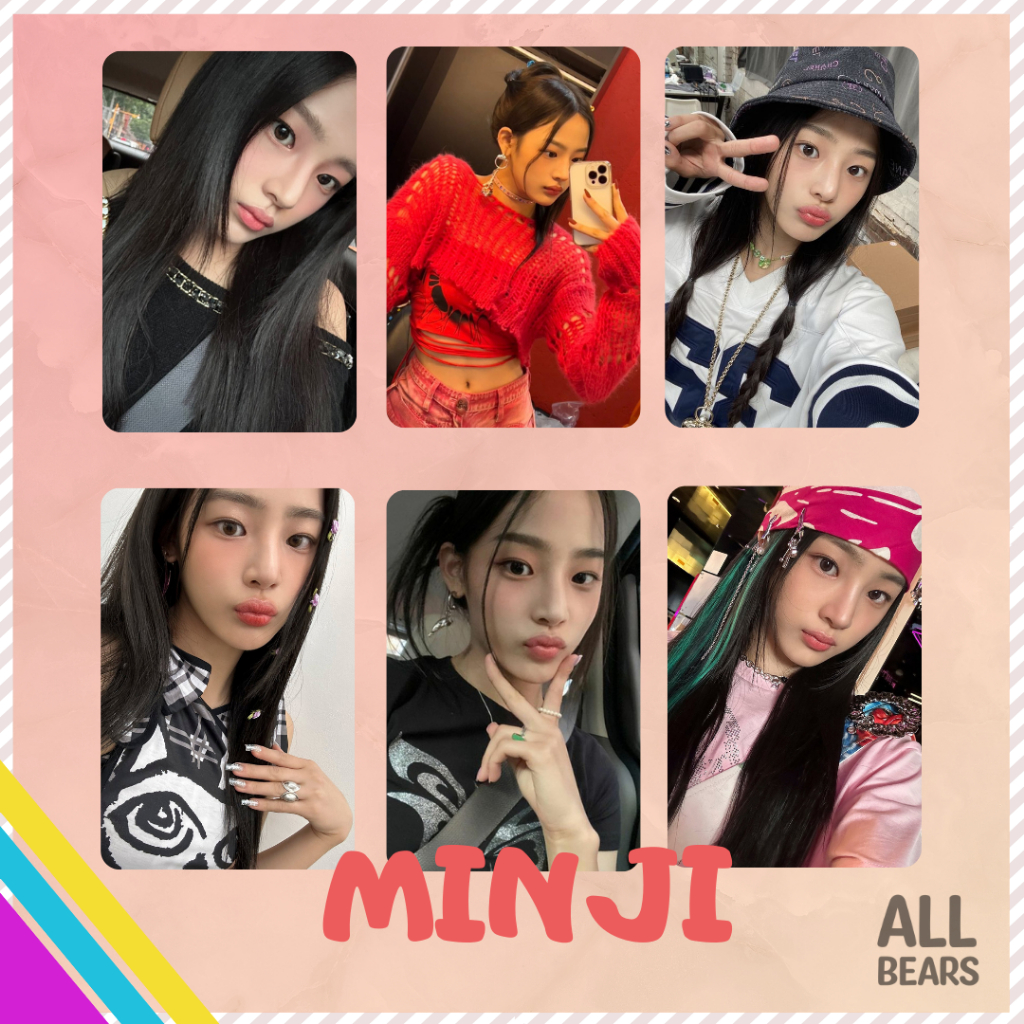 Minji SELCAS pack | Cards Fanmade | Photocards KPOP | Newjeans | new ...
