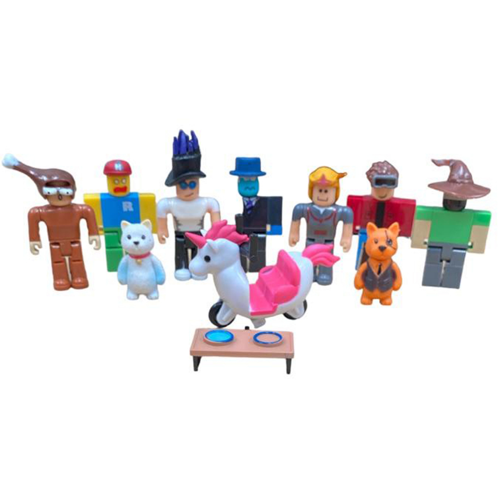 Kit 10 Bonecos Roblox Articulados e Desmontavel Com Acessório Pronta ...