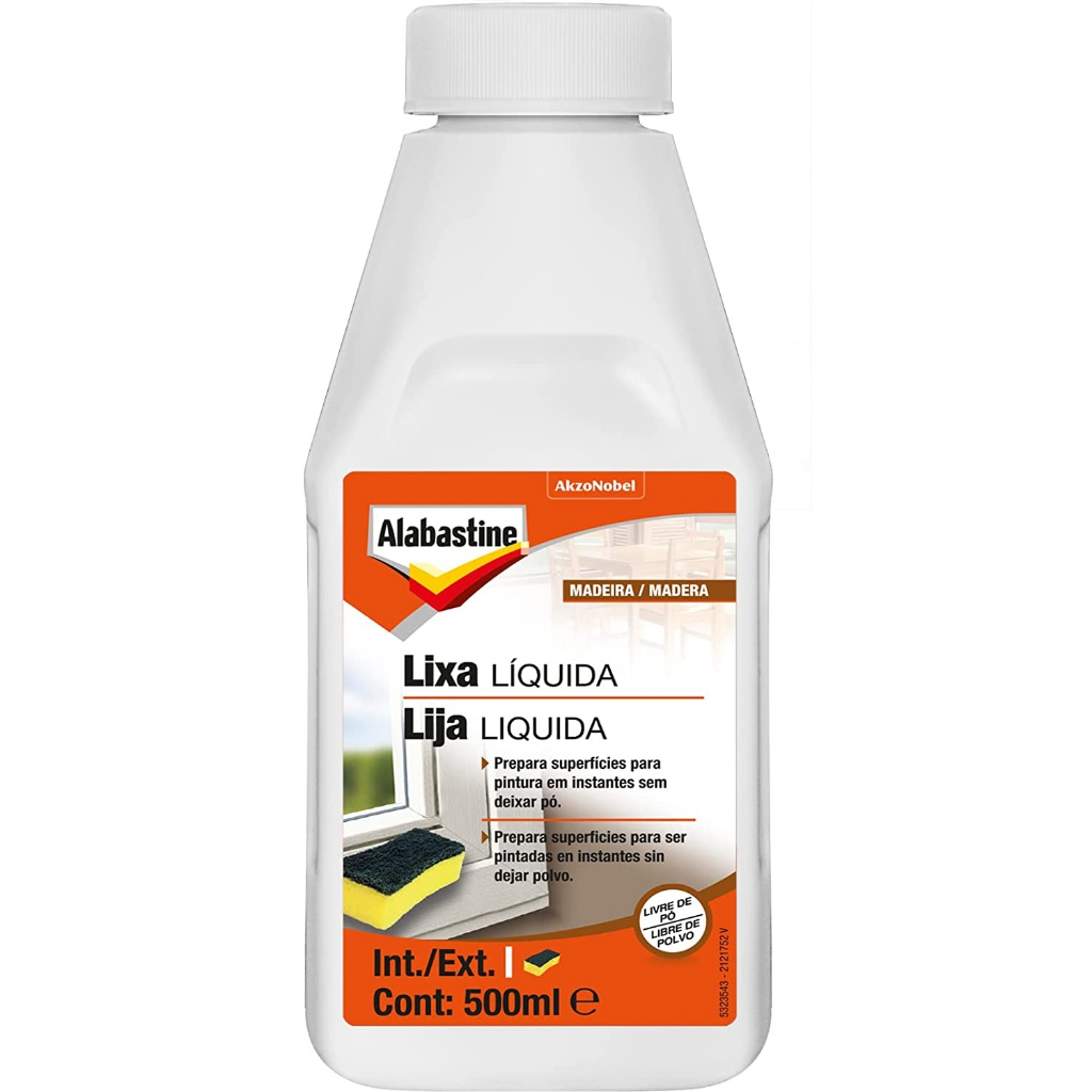 Lixa Para Madeiras E Metais liquida 500ml Alabastine | Shopee Brasil