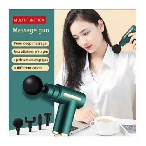 Pistola Massageadora Muscular Elétrica Profissional Massage Gun Original Cor Aleatória | Shopee ...