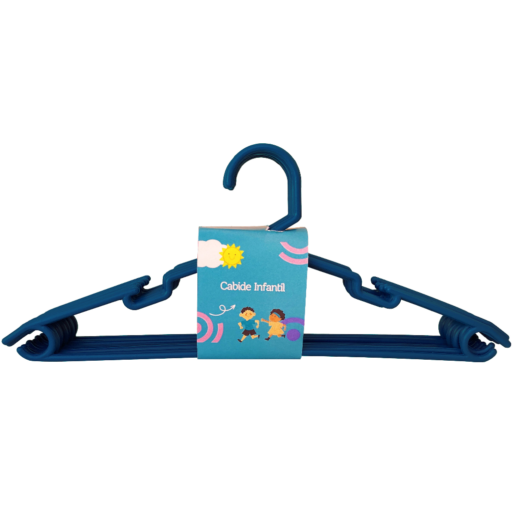 Cabide Infantil 100 Unidades Colorido Bebê Recem Nascido | Shopee Brasil