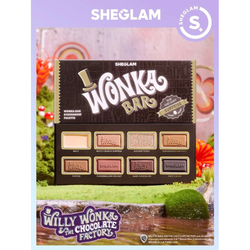 SHEGLAM Willy Wonka Paleta De Sombras Barra | Shopee Brasil