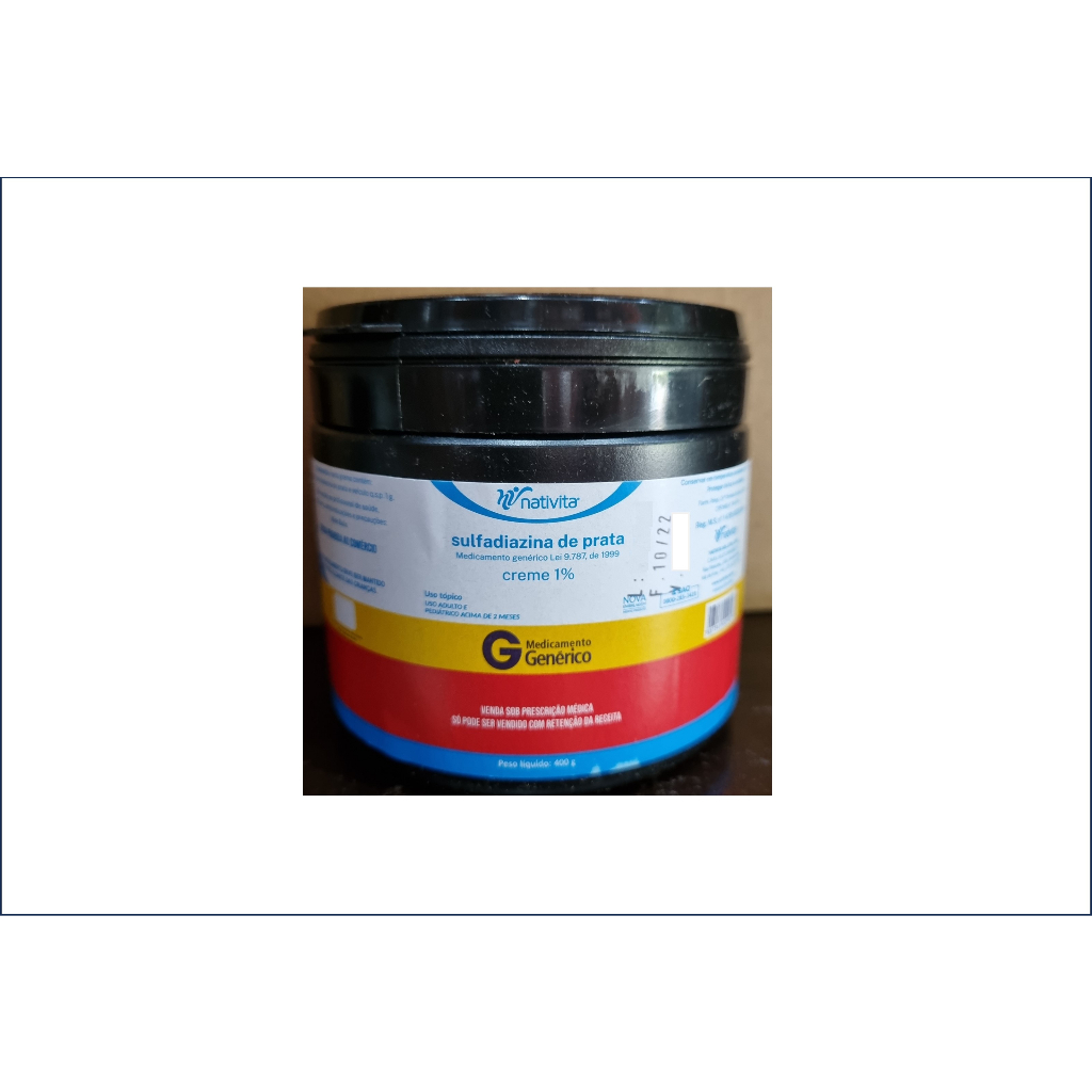 Creme Sulfadiazina de prata 1% Nativita | Shopee Brasil