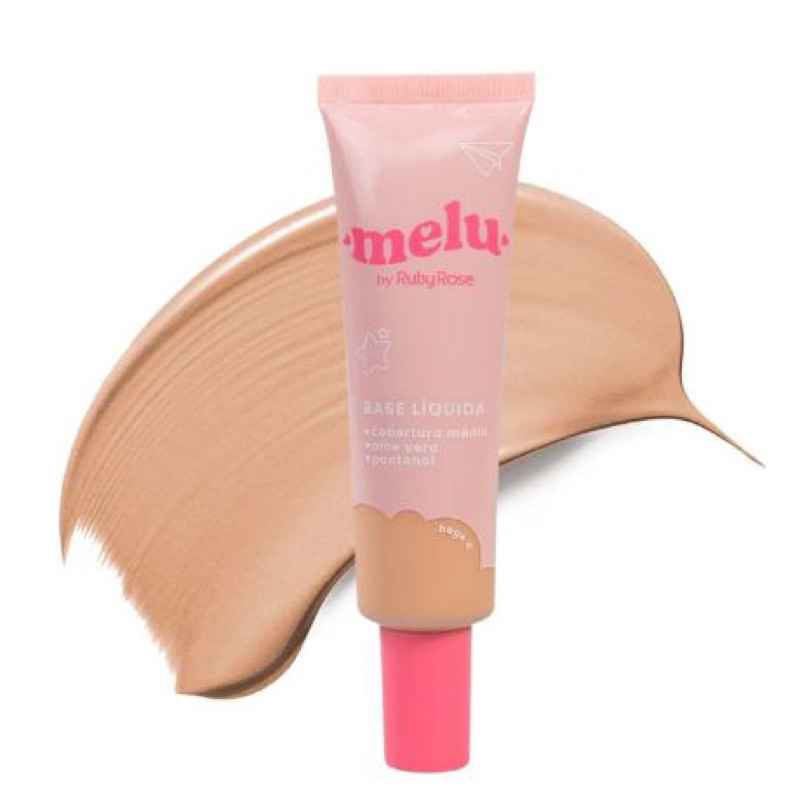 Base Liquida Melu By Ruby Rose Bege 4 | Shopee Brasil