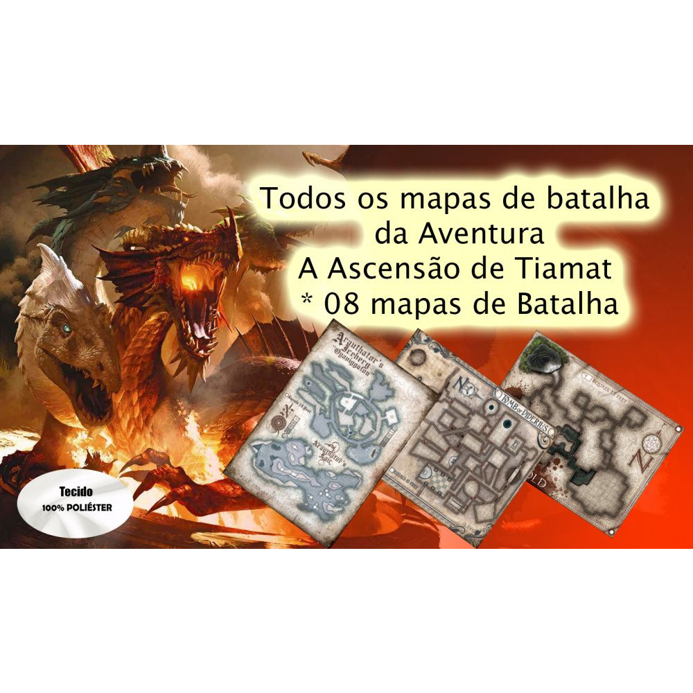 Todos os mapa de Batalha da Aventura A Ascensão de Tiamat | Shopee Brasil
