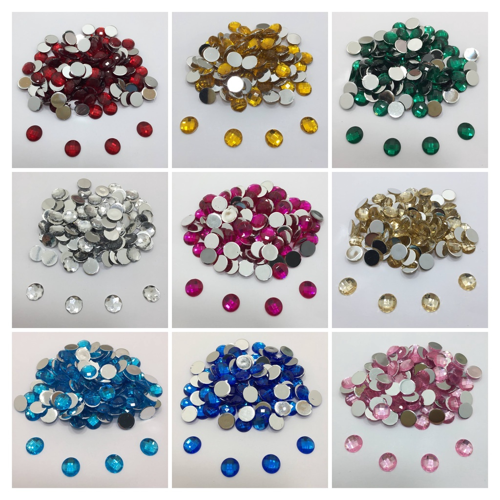 100 chaton redondo para colagem artesanatos em geral 6mm,8mm,12mm ...