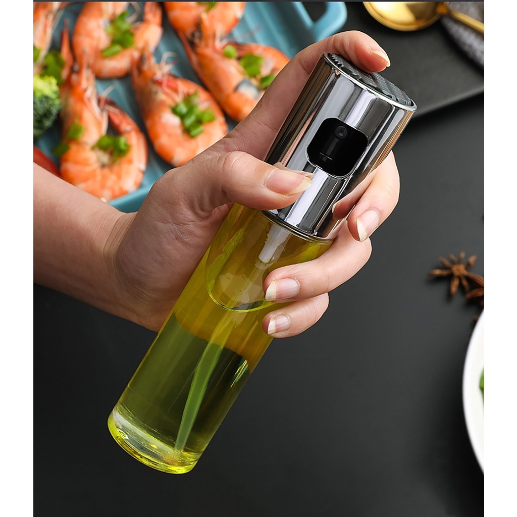 Spray Borrifador Pulverizador Azeite Vinagre em Vidro | Shopee Brasil
