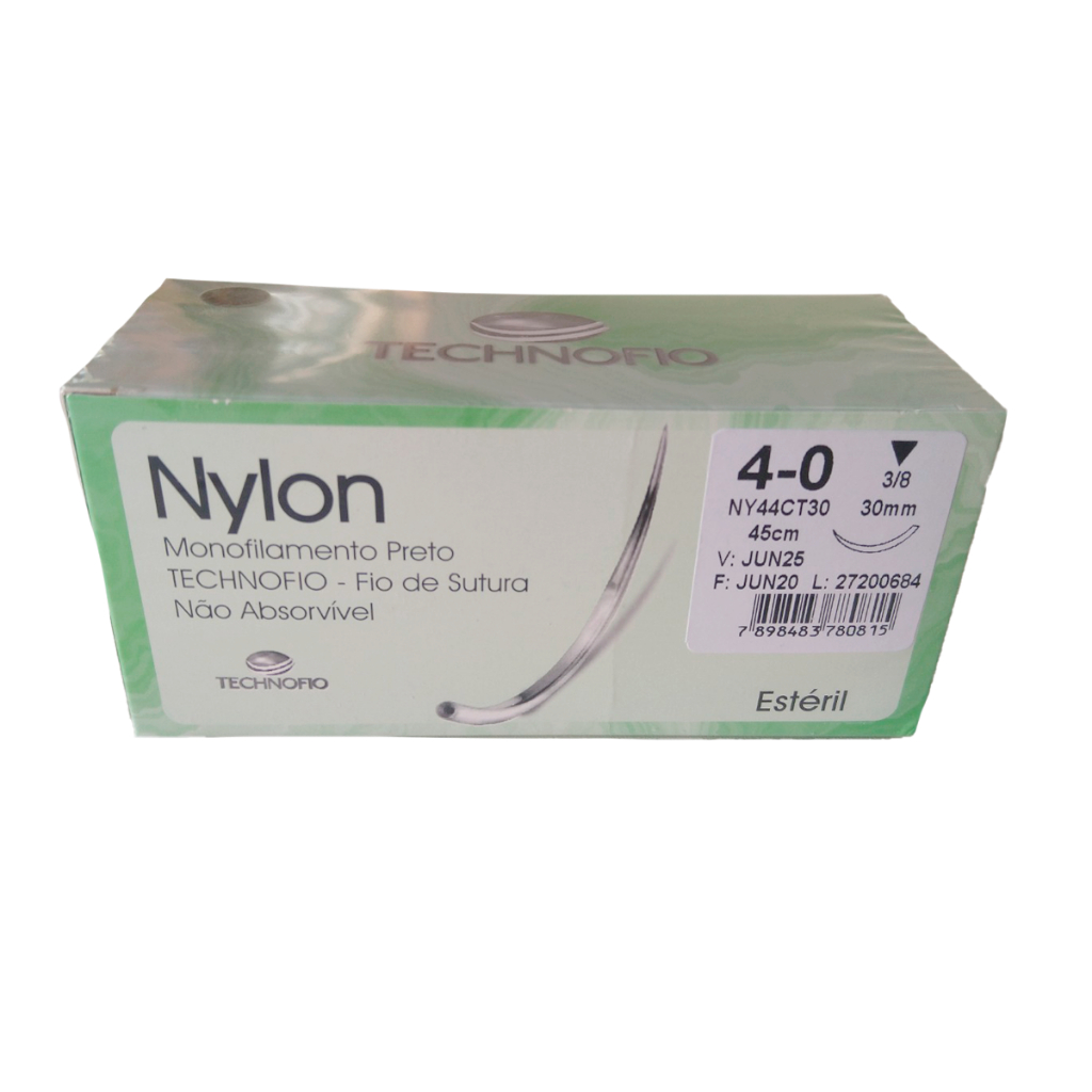 Kit 24 fios de Sutura Nylon 4-0 Agulhado Estéril Anvisa | Shopee Brasil