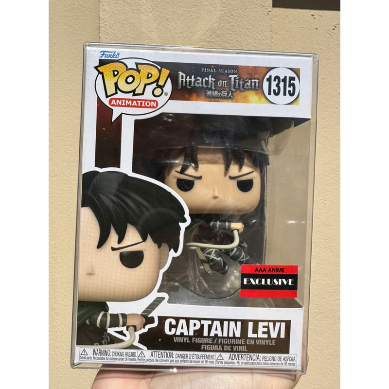 Funko pop! Attack on titan(shingeki no Kyojin)- Captain levi #1315 AAA ...