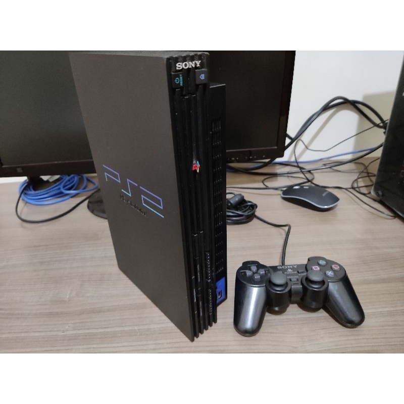 Playstation 2 Fat Travado Primeiro Modelo Ps2 Scph-10000 - Escorrega o ...