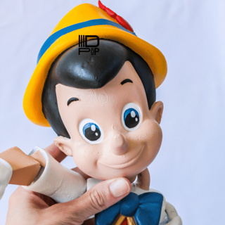 Boneco Pinóquio articulado - figura Pinocchio colecionável Disney ...