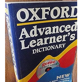 Oxford Advanced Learner's Dictionary ( com CD) | Shopee Brasil