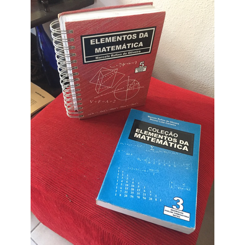 coleção Elementos da Matemática vol 3 e 5. - Escorrega o Preço
