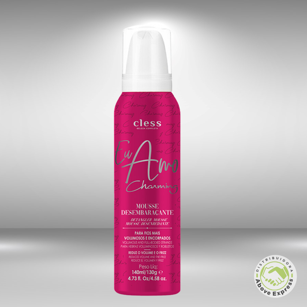 Mousse Desembaraçante Cless Eu Amo Charme 140ml | Shopee Brasil