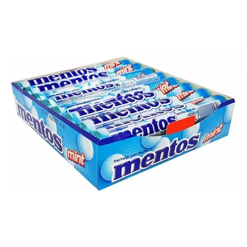 Mentos Drops Tubo Mint 38gr C/16un - Perfetti | Shopee Brasil