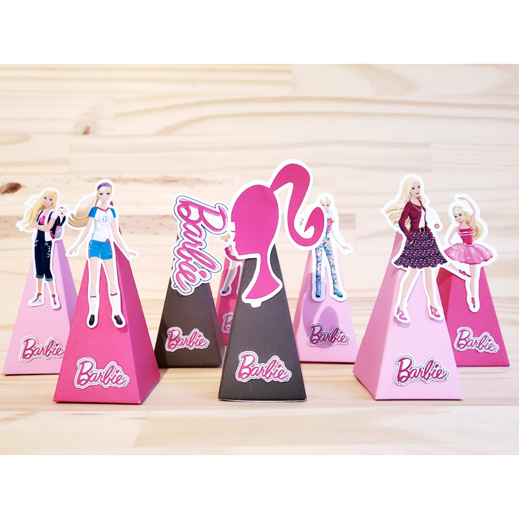 LEMBRANCINHA CAIXA CONE BARBIE 10-ITENS | Shopee Brasil