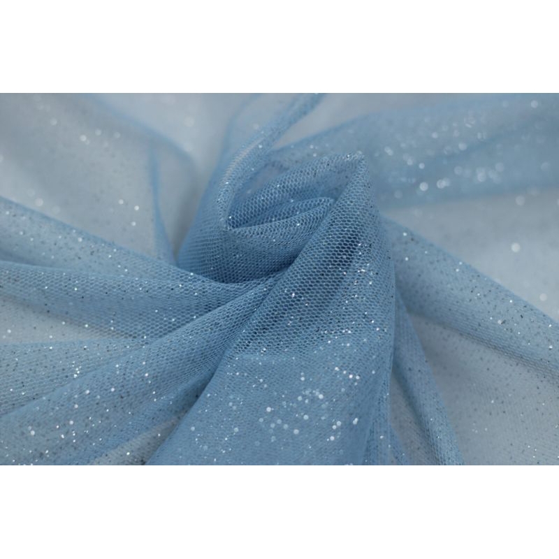 10 METROS TECIDO TULE COM BRILHO AZUL BB | Shopee Brasil