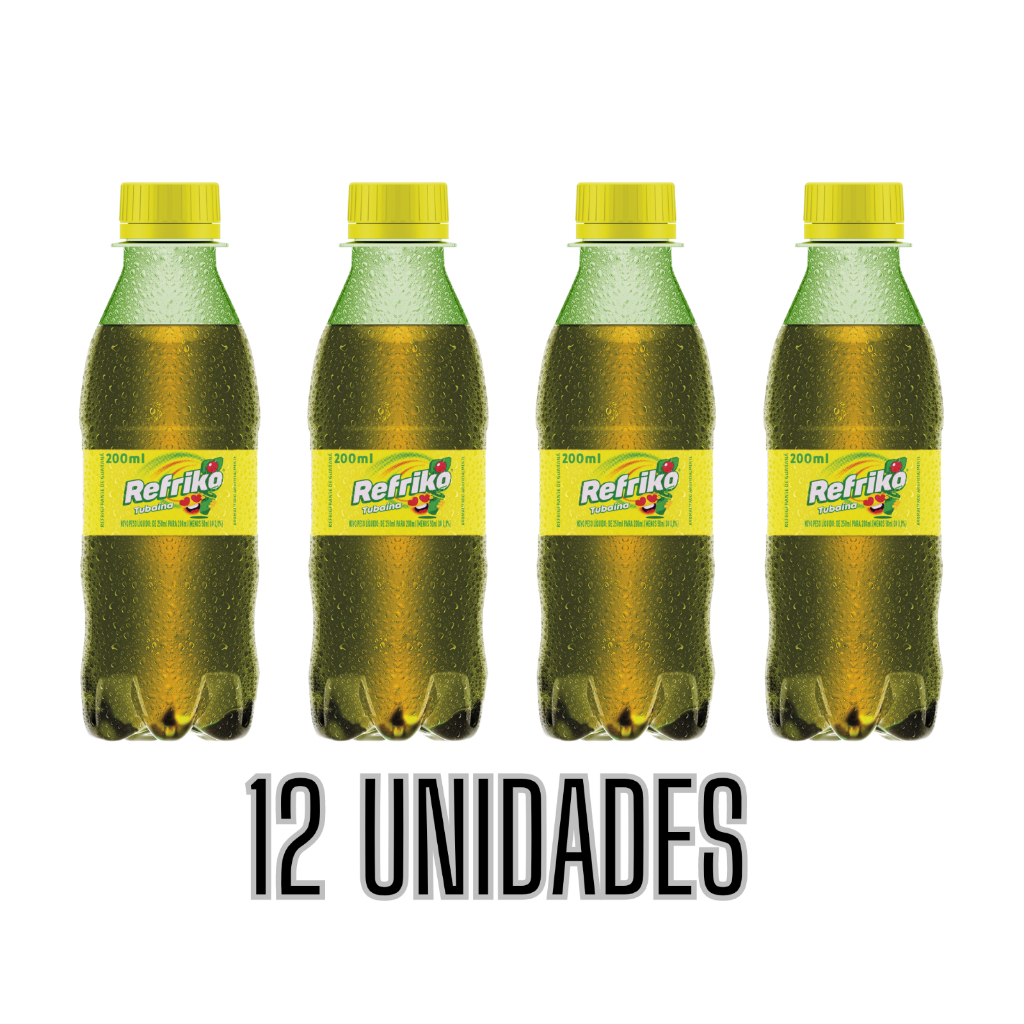 Refriko Tubaína 200ml - Refrigerante - 12uni | Shopee Brasil