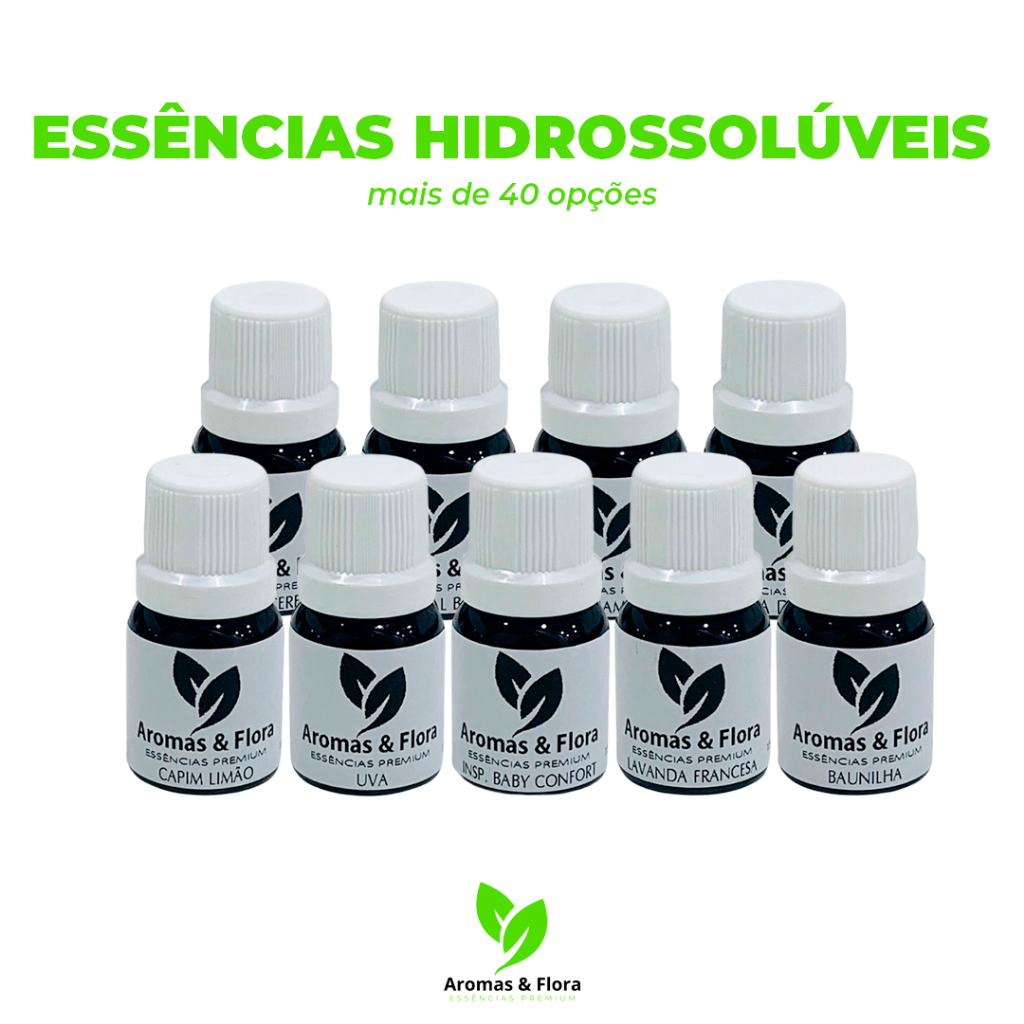 Essência concentrada Base de Água Super Premium 15 e 100ml (Diversas ...
