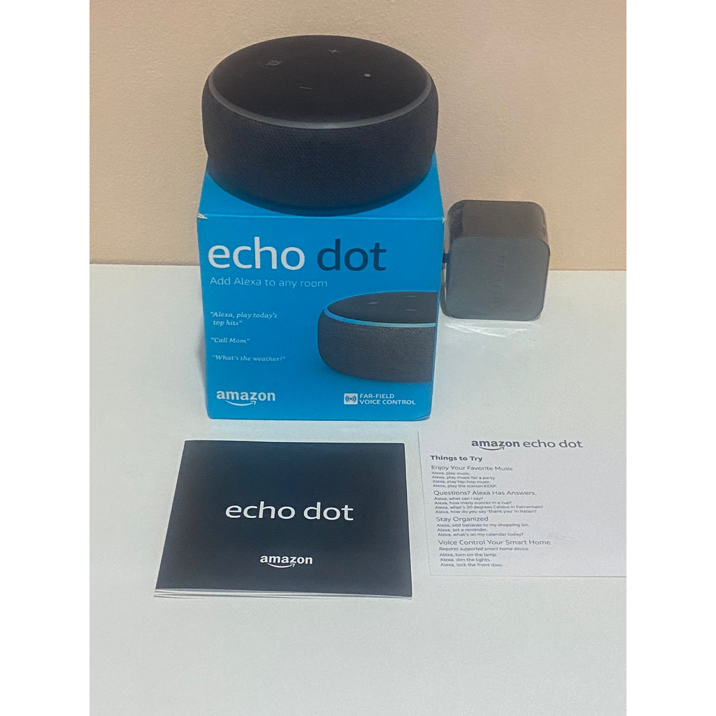 Echo Dot (3a Geração): Smart Speaker Com Alexa - Cor Preta | Shopee Brasil