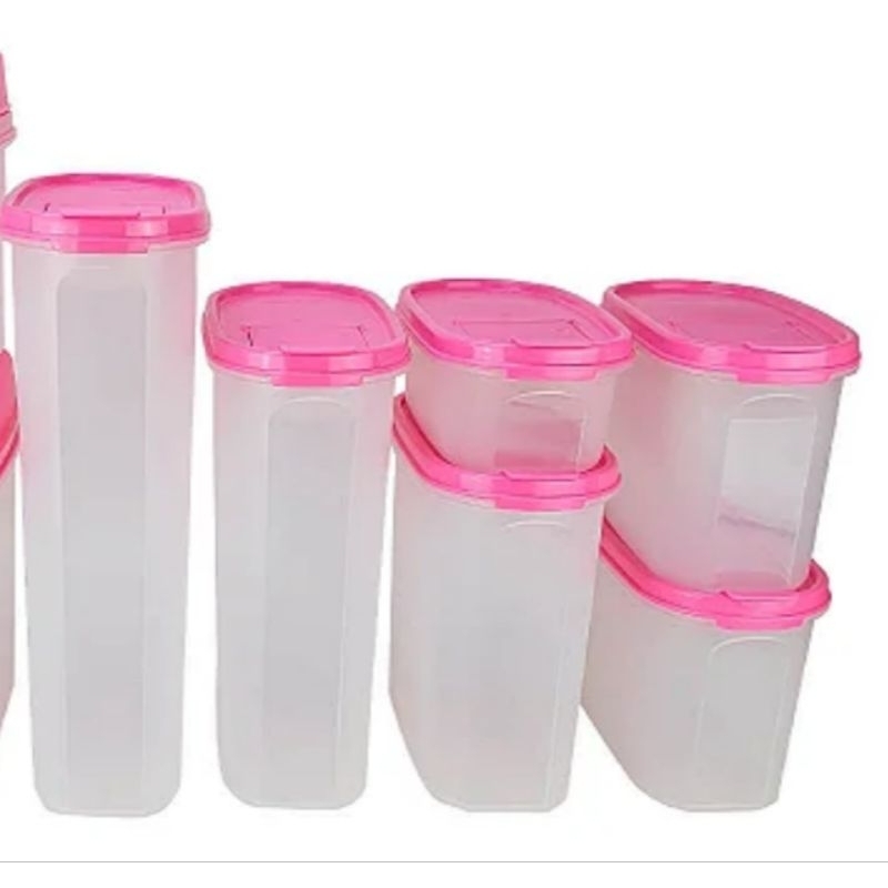 Modular oval rosa original Tupperware | Shopee Brasil
