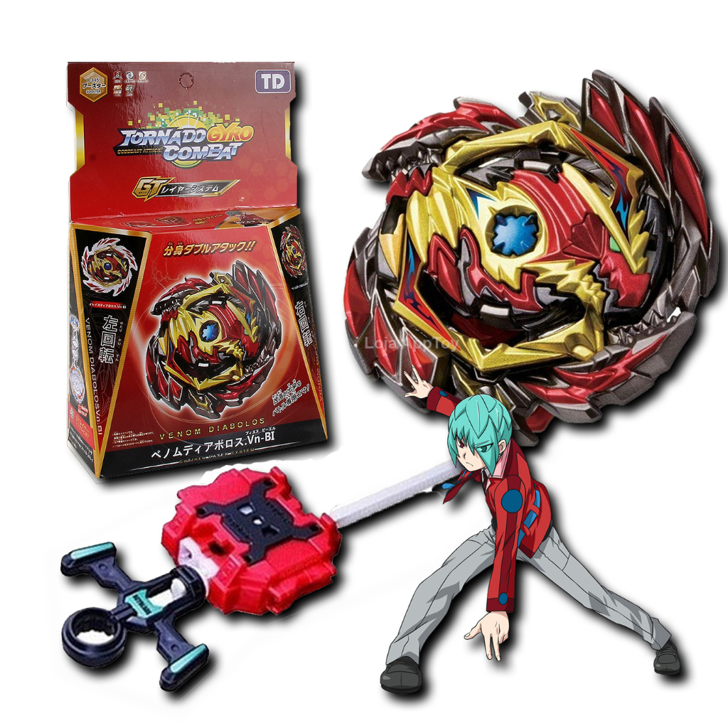 Beyblade Burst Venom Devolos Diabolos Achilles Rise Turbo Evolution X ...