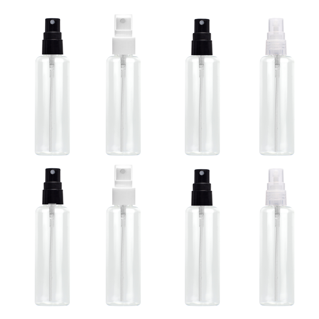 50 Frascos Pet Plástico 60ml Cilíndrico C/ Válvula Spray Perfume | Shopee Brasil