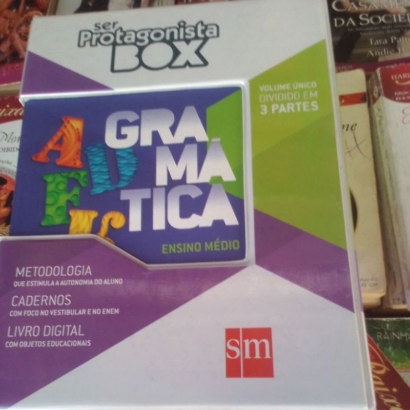Ser Protagonista Box Gramática Ensino Médio - Editora SM | Shopee Brasil