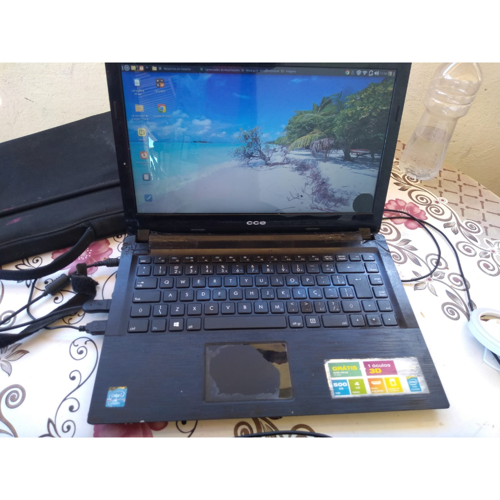 Notebook Dual Core RAM 4GB HD de 320GB | Shopee Brasil