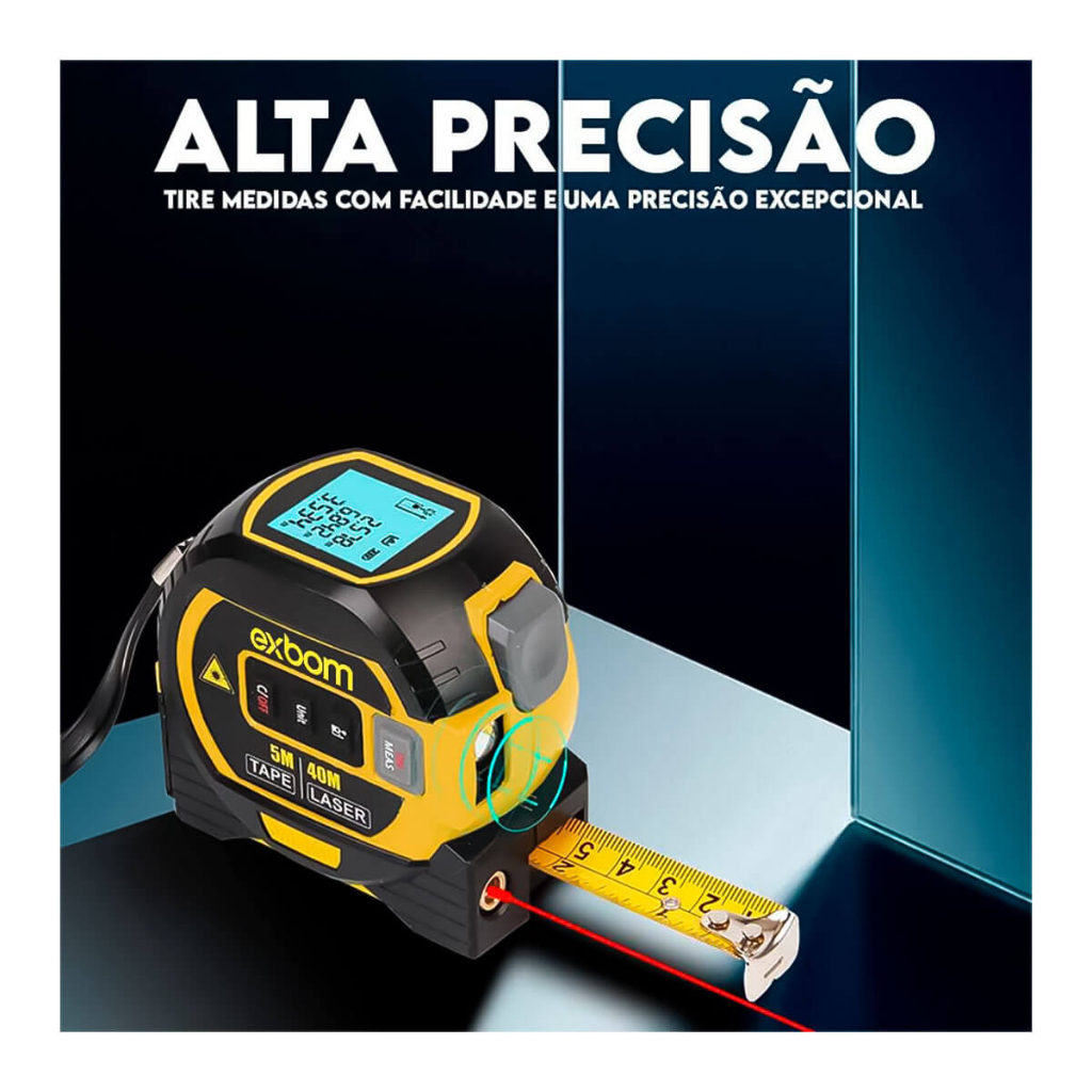 Trena Laser Digital Multifuncional [3 Em 1] | Shopee Brasil