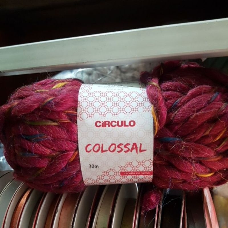 Lã Colossal 100 gr - Círculo kit 5 unidades cor 3794 | Shopee Brasil
