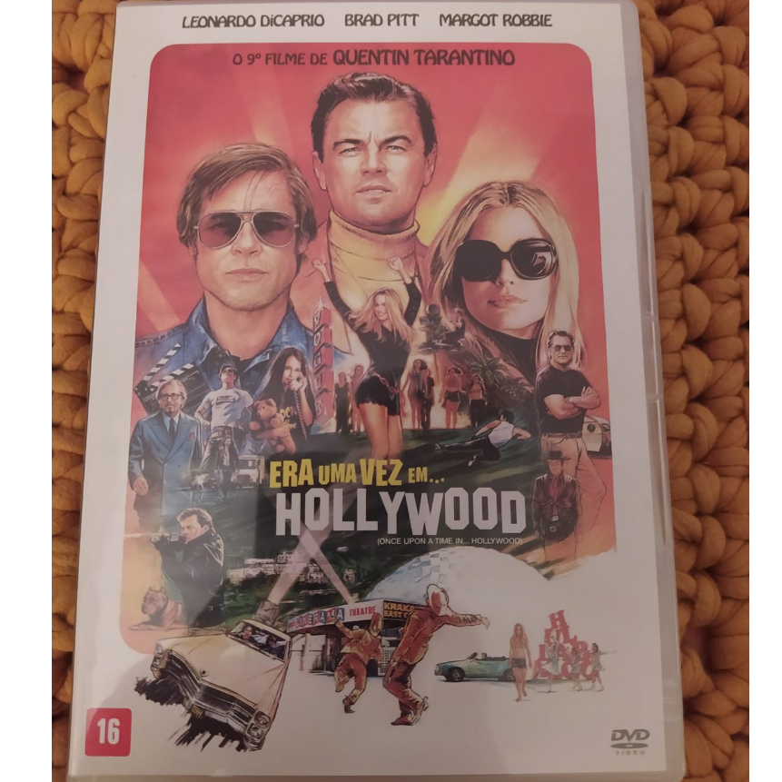 Dvd Era uma vez em Hollywood - Quentin Tarantino - produto original ...