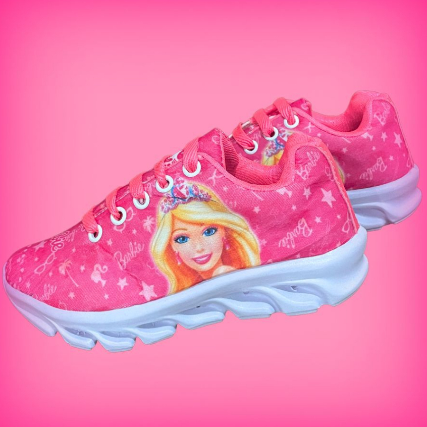 TENIS BARBIE INFANTIL COM LED , SUPER LANÇAMENTO, PRONTA ENTREGA ...
