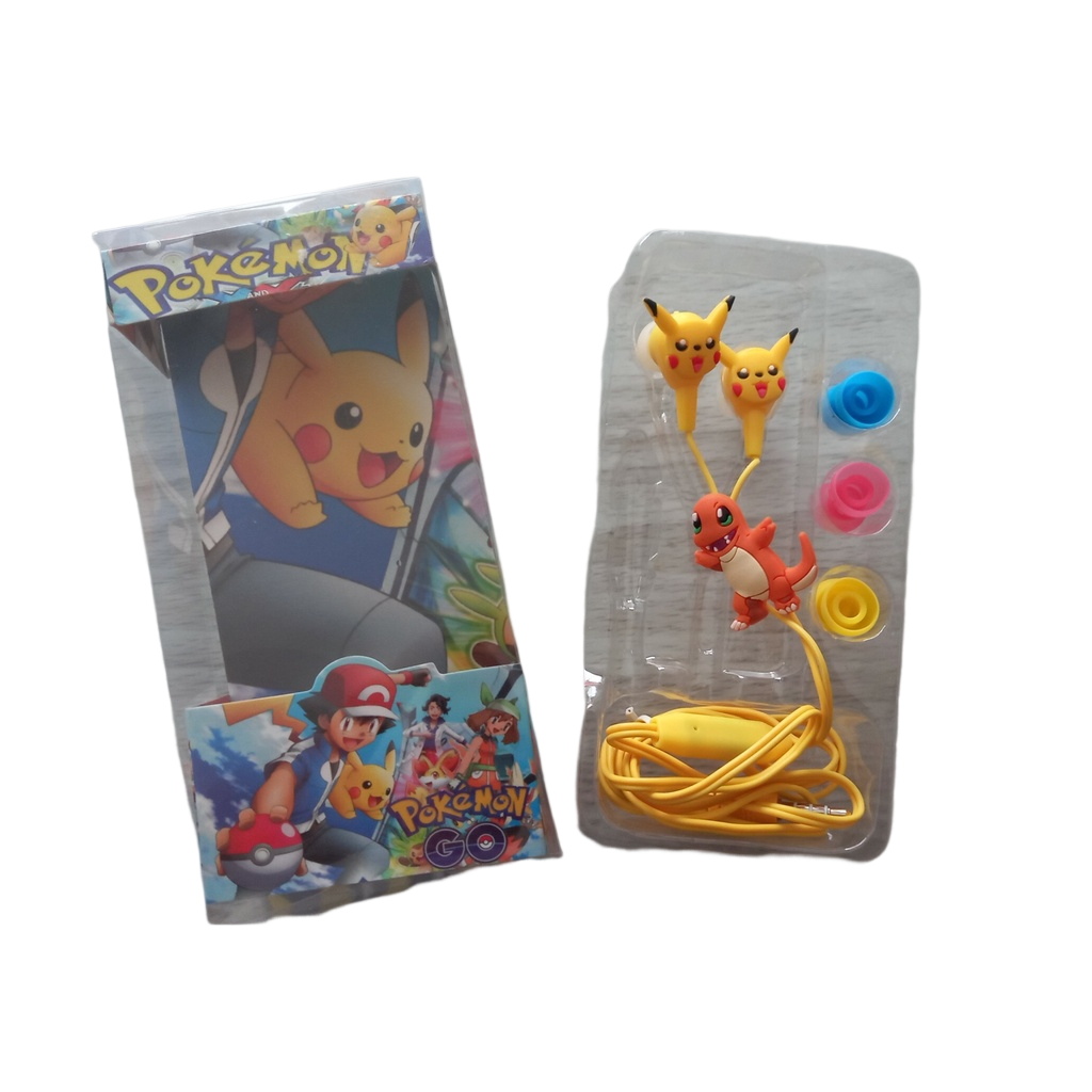 Fone de Ouvido Personagens Pokémon P2 | Shopee Brasil