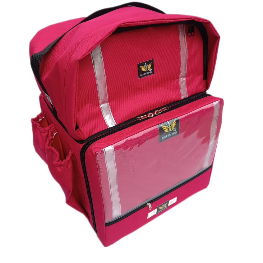 Isobag isopor 45 litros mochila bag entrega motoboy delivery pizza ...